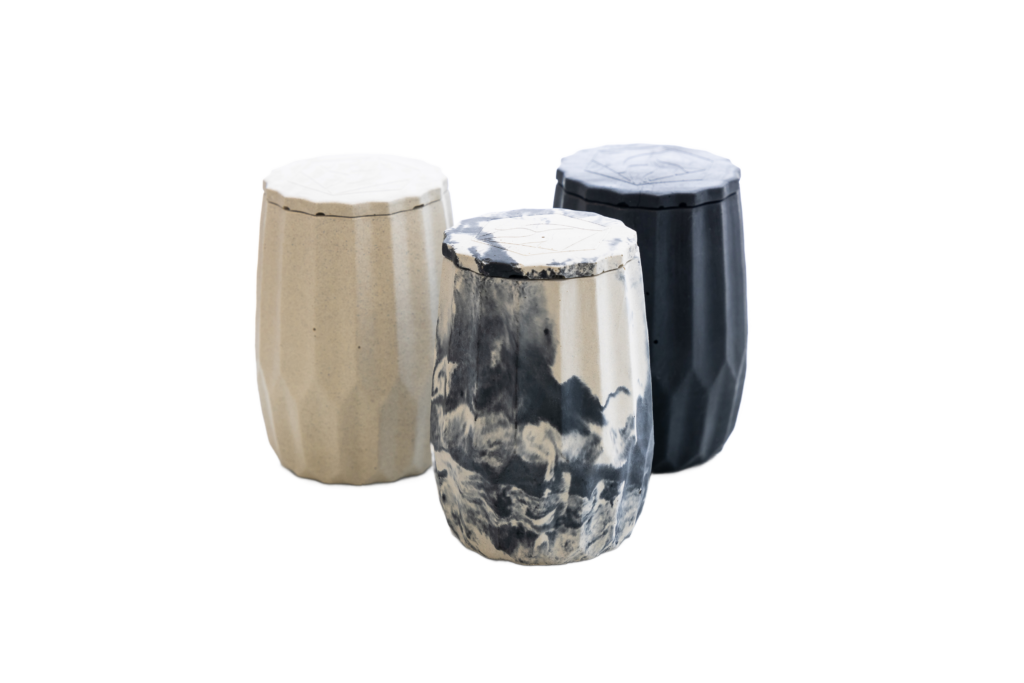 Concrete Opal Urn - Compagnons Éternels